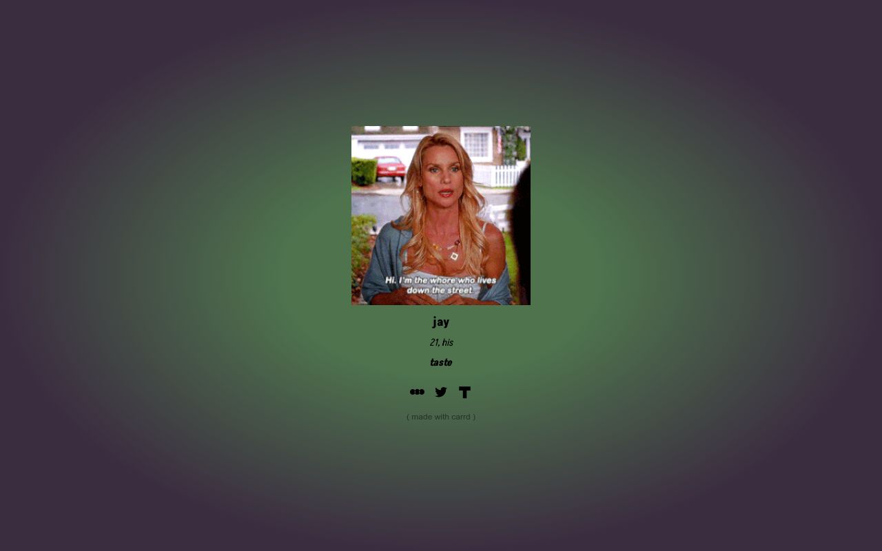 Jay’s carrd